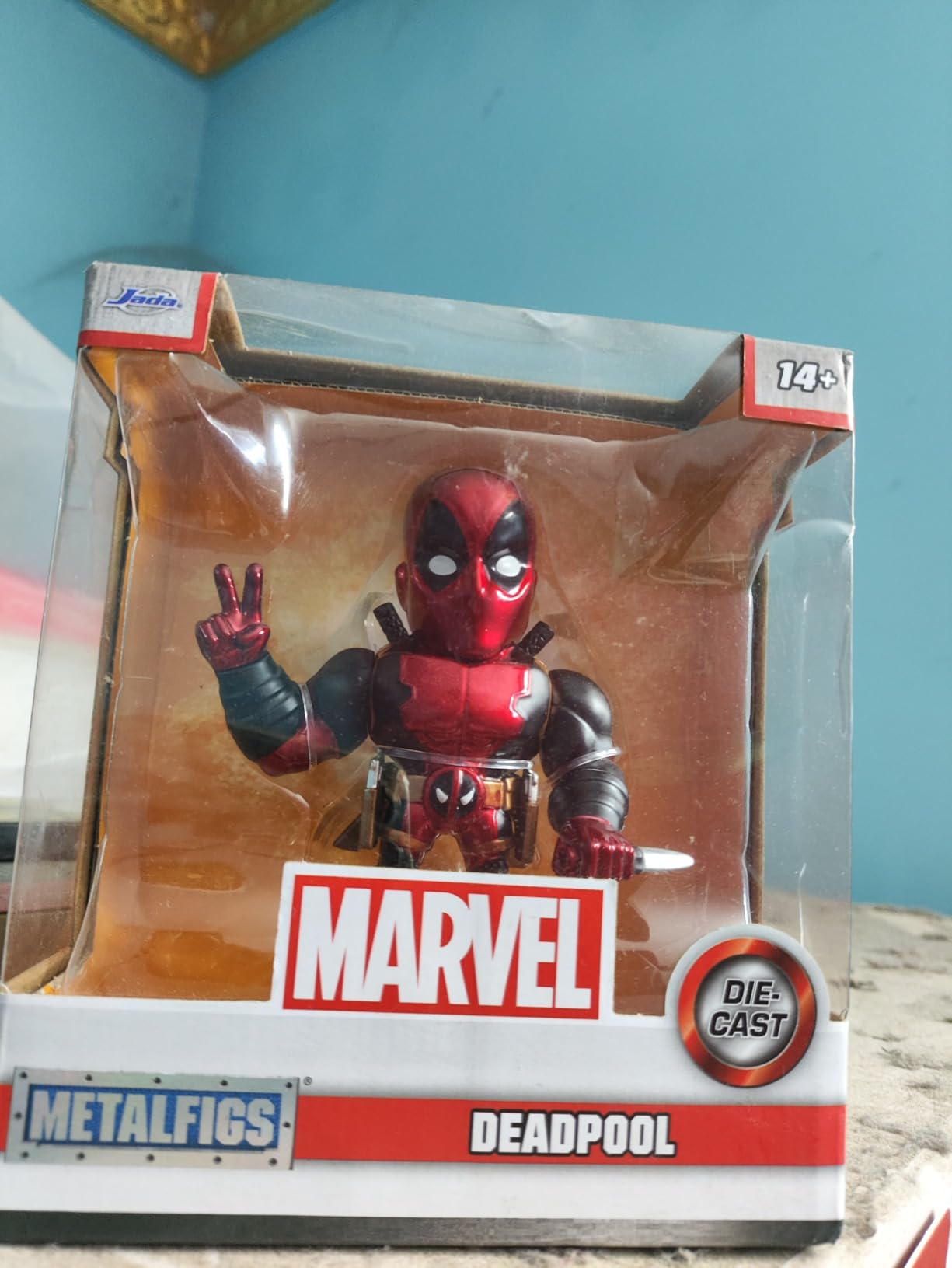 Buy Jada Toys Metalfigs 4" Marvel - Deadpool Collectible Figure, Red ...