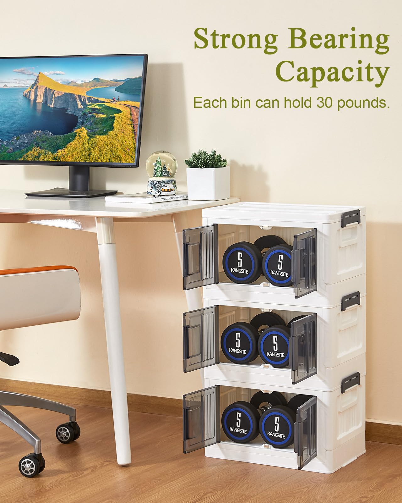 Snapklik.com : OlarHike 23QT Storage Boxes - Folding Storage Box