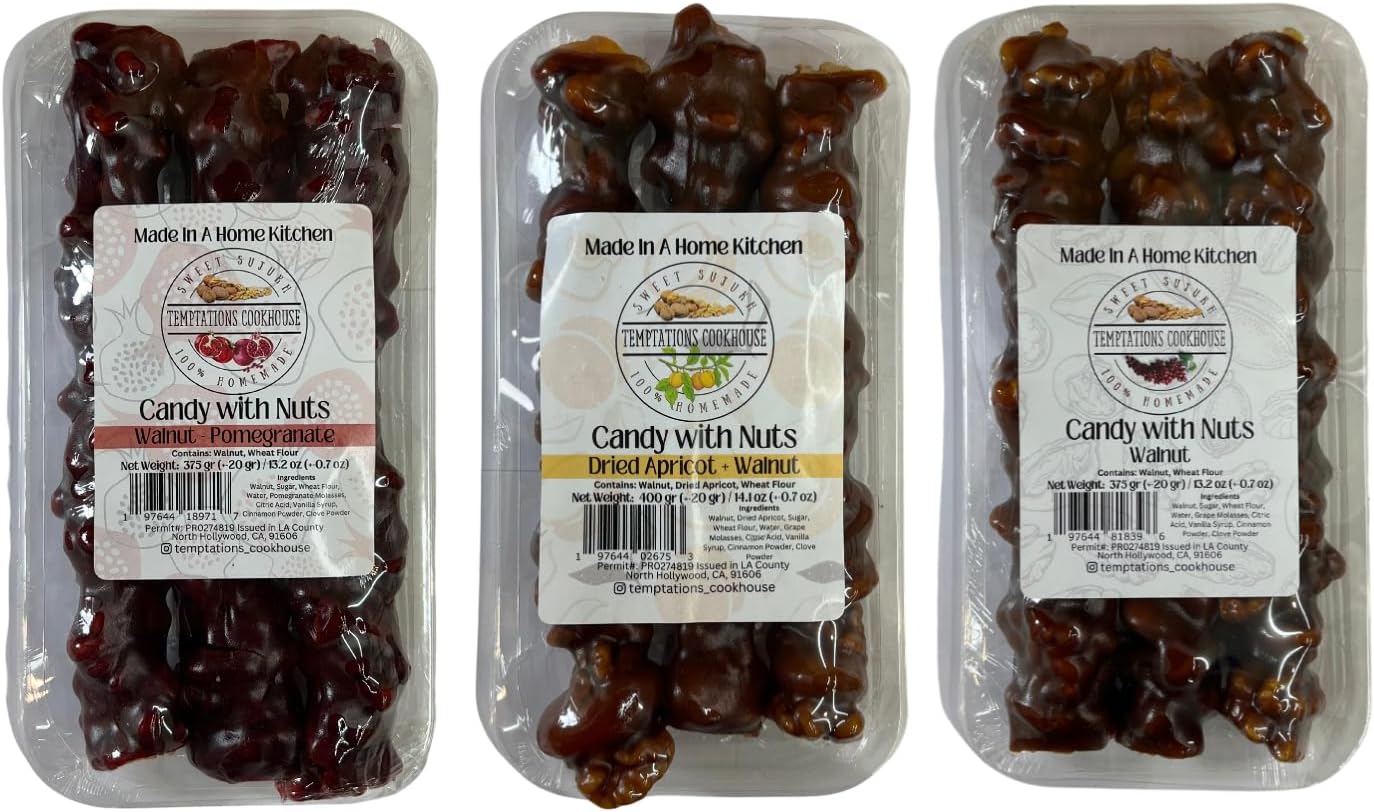 Amazon.com : Candy With Nuts - Pomegranate (375g) / Armenian Sweet ...