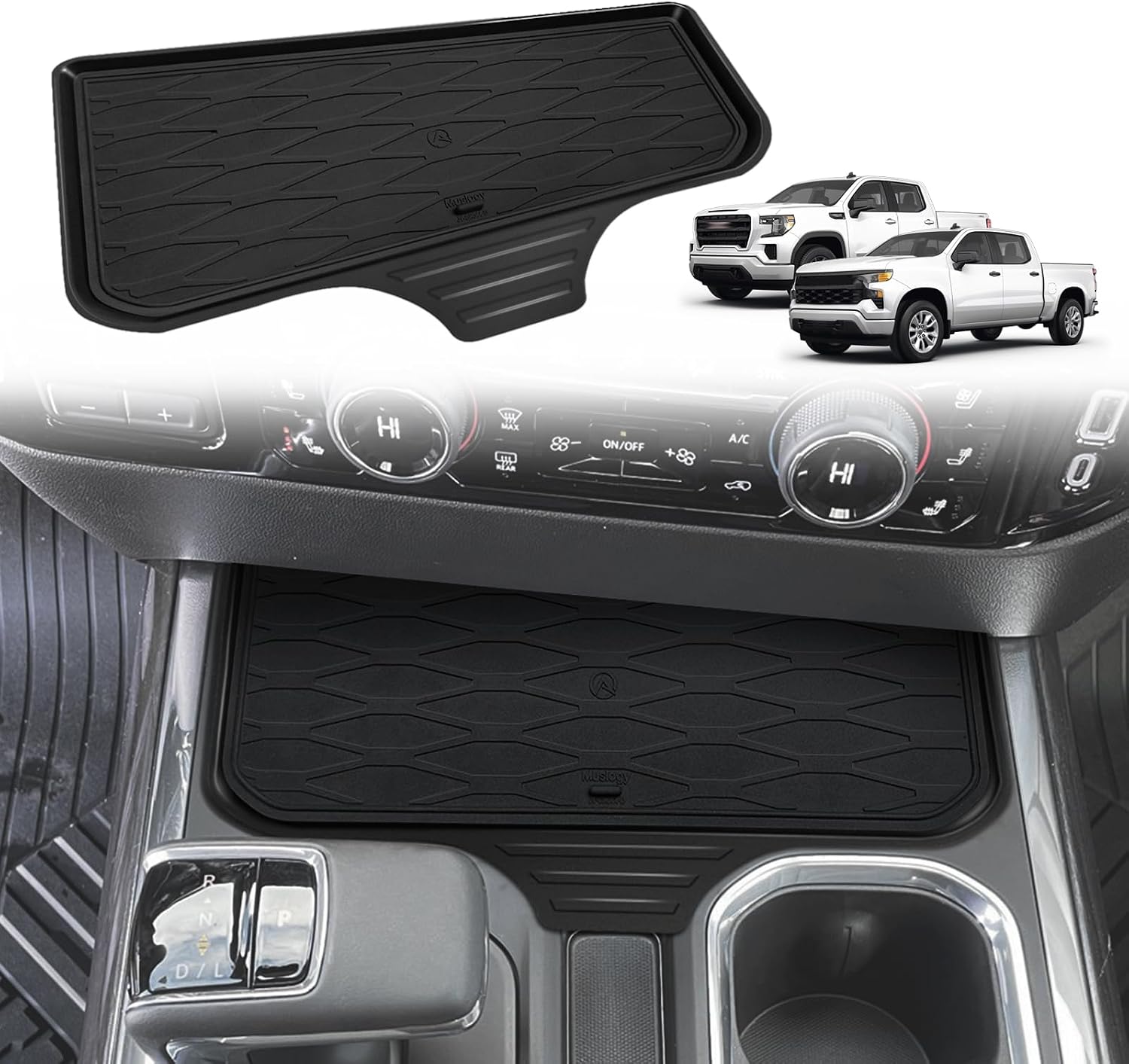 Amazon.com: Muslogy Front Center Console Organizer Fits for 2022-2025 ...