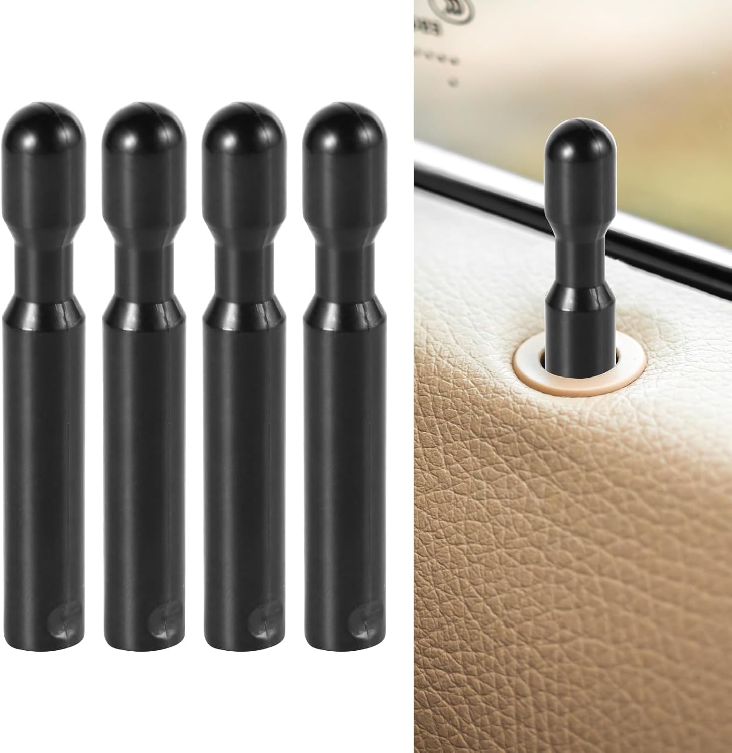 Amazon.com: NQEUEPN 4pcs Car Door Lock Knobs, Interior Door Lock Pull ...