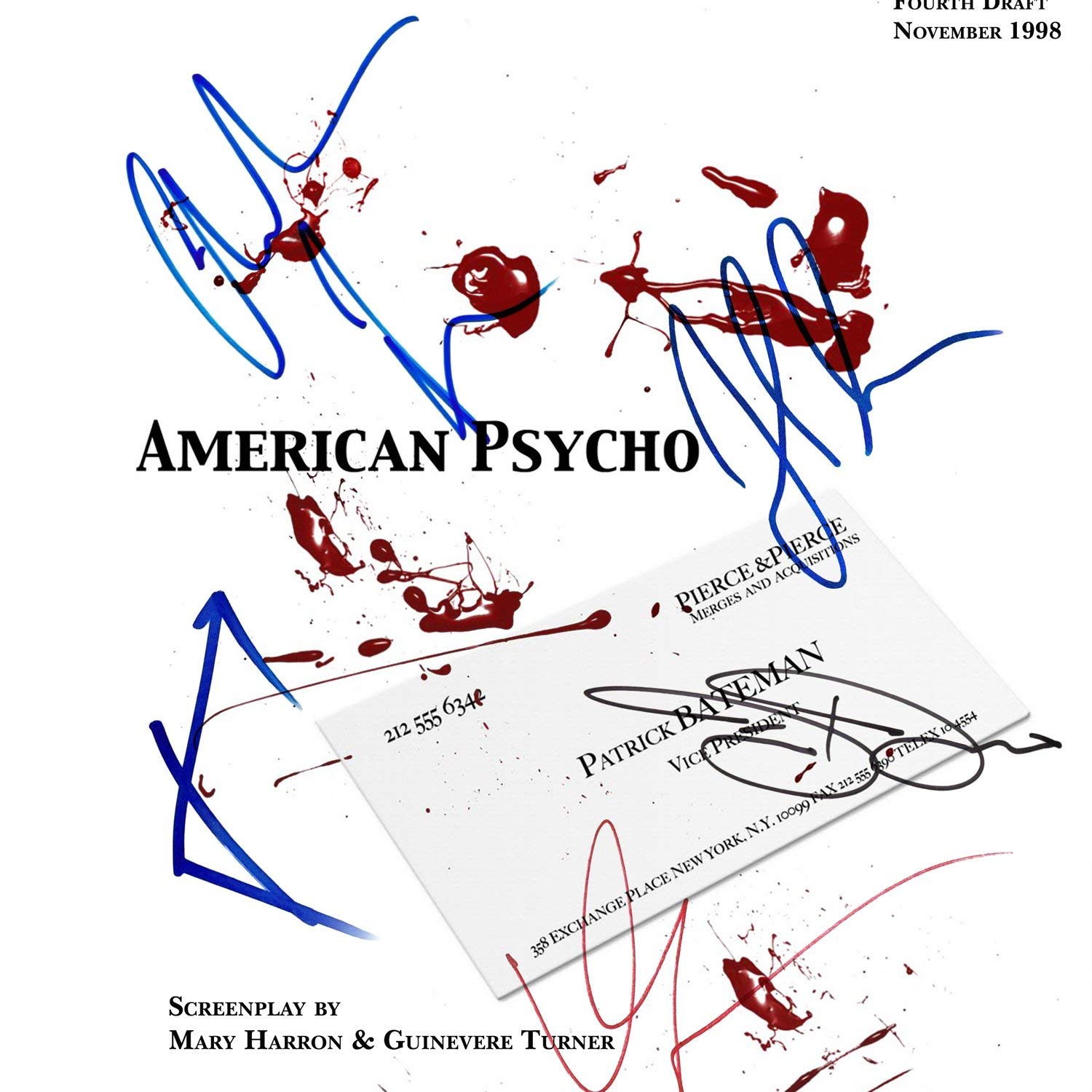 American Psycho Logo American Psycho Pierce And Pierce Business Card