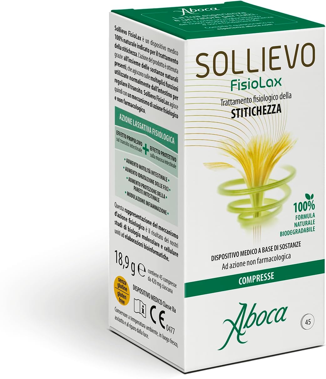 Aboca - Soulagement PhysioLax Comprimés - Traitement Physiologique de ...