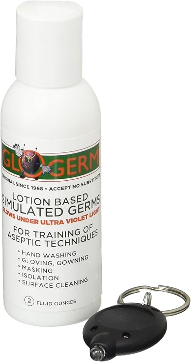 Glo Germ Gel 60ml Simulated Germs Hygiene Safety : Amazon.co.uk: Health ...