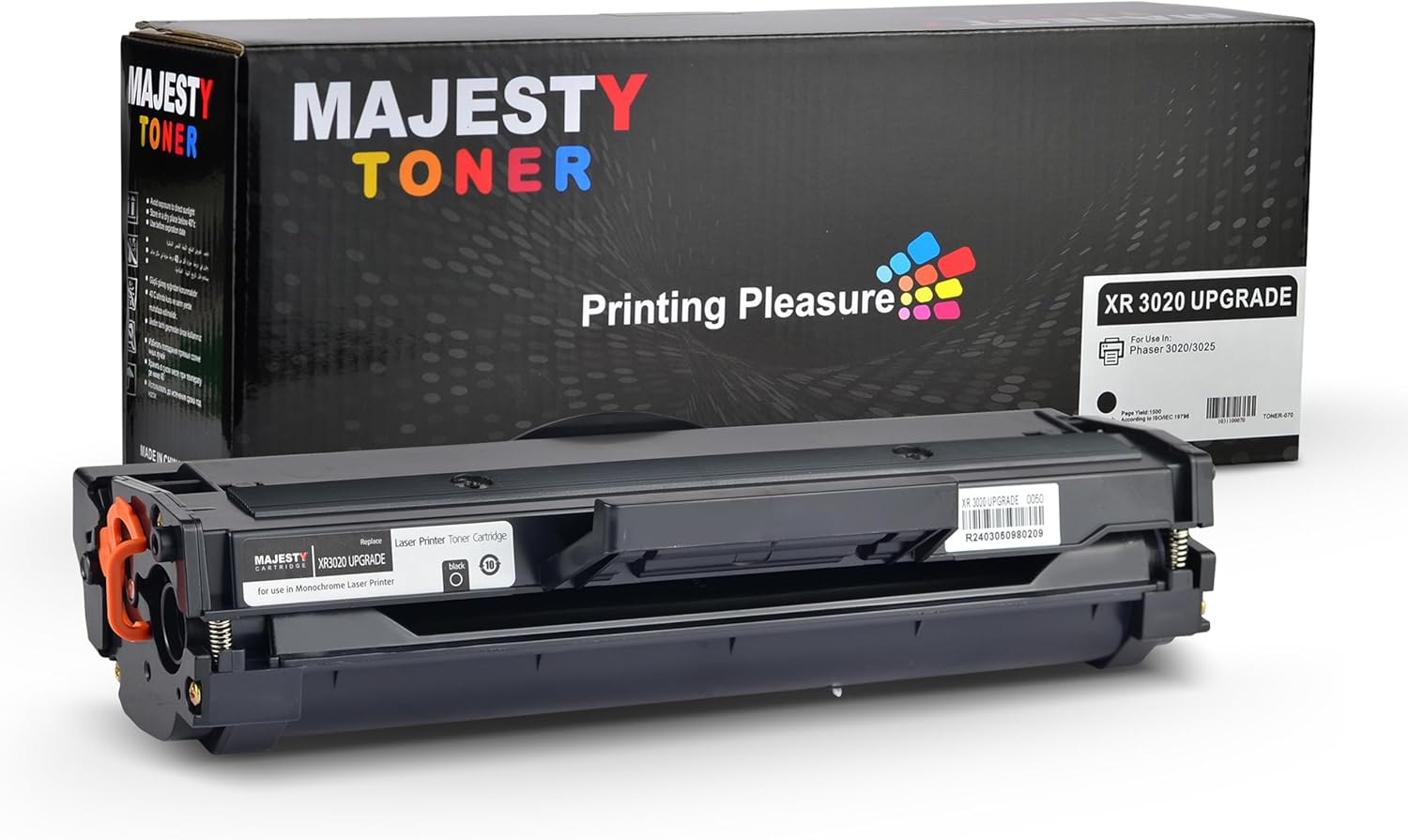 Majesty Xerox P3020 3025 Toner Cartridge Compatible with Xerox Phaser 3020, WorkCentre 3025 ...