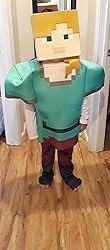 Amazon.com: Alex Deluxe Minecraft Costume, Multicolor, Large (10-12 ...