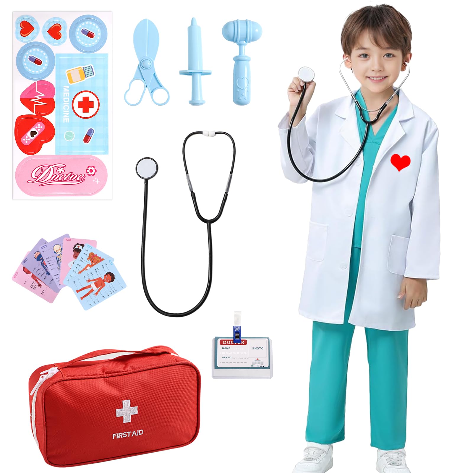 Snapklik.com : PARTTELY Doctor Costume For Kids, Halloween Costumes ...