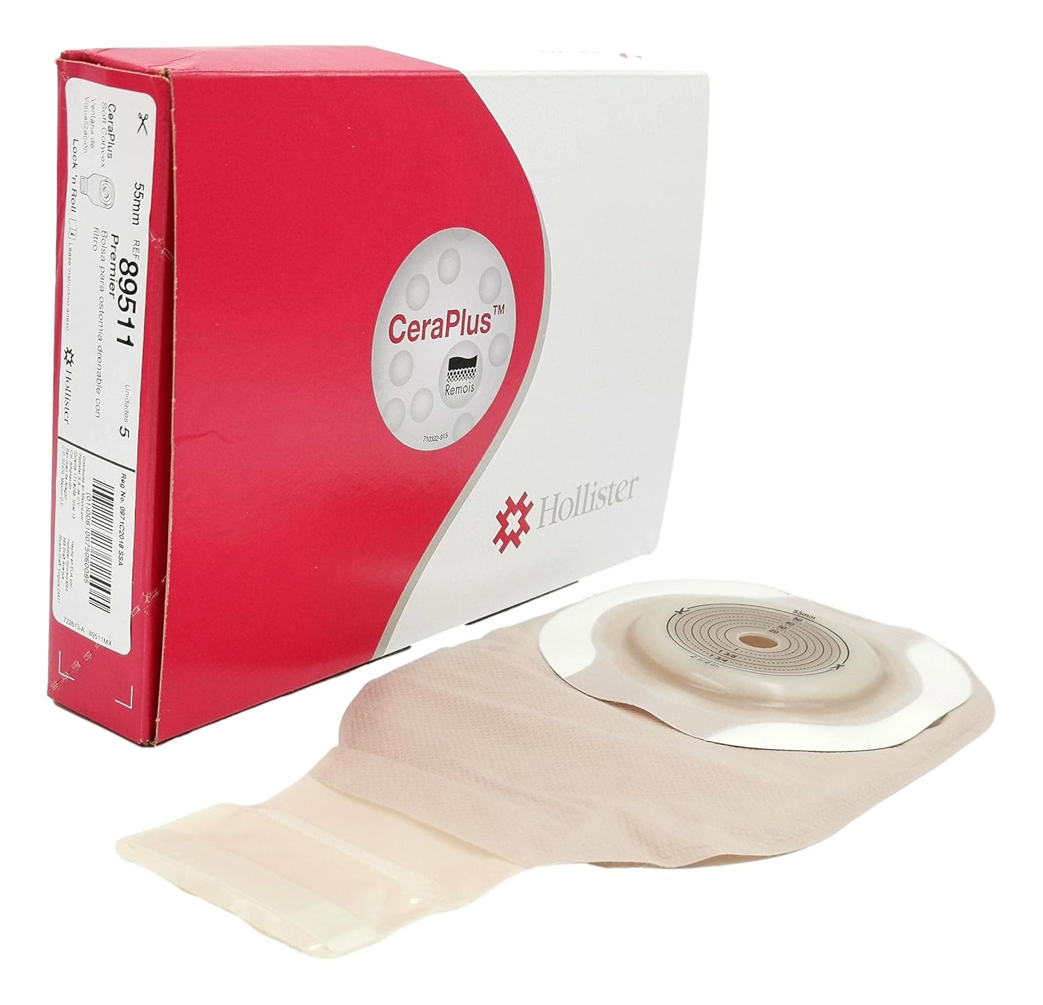 Amazon.com: Premier Ostomy Pouch Drainable up to 2.125" Stoma 12"L 1pc ...