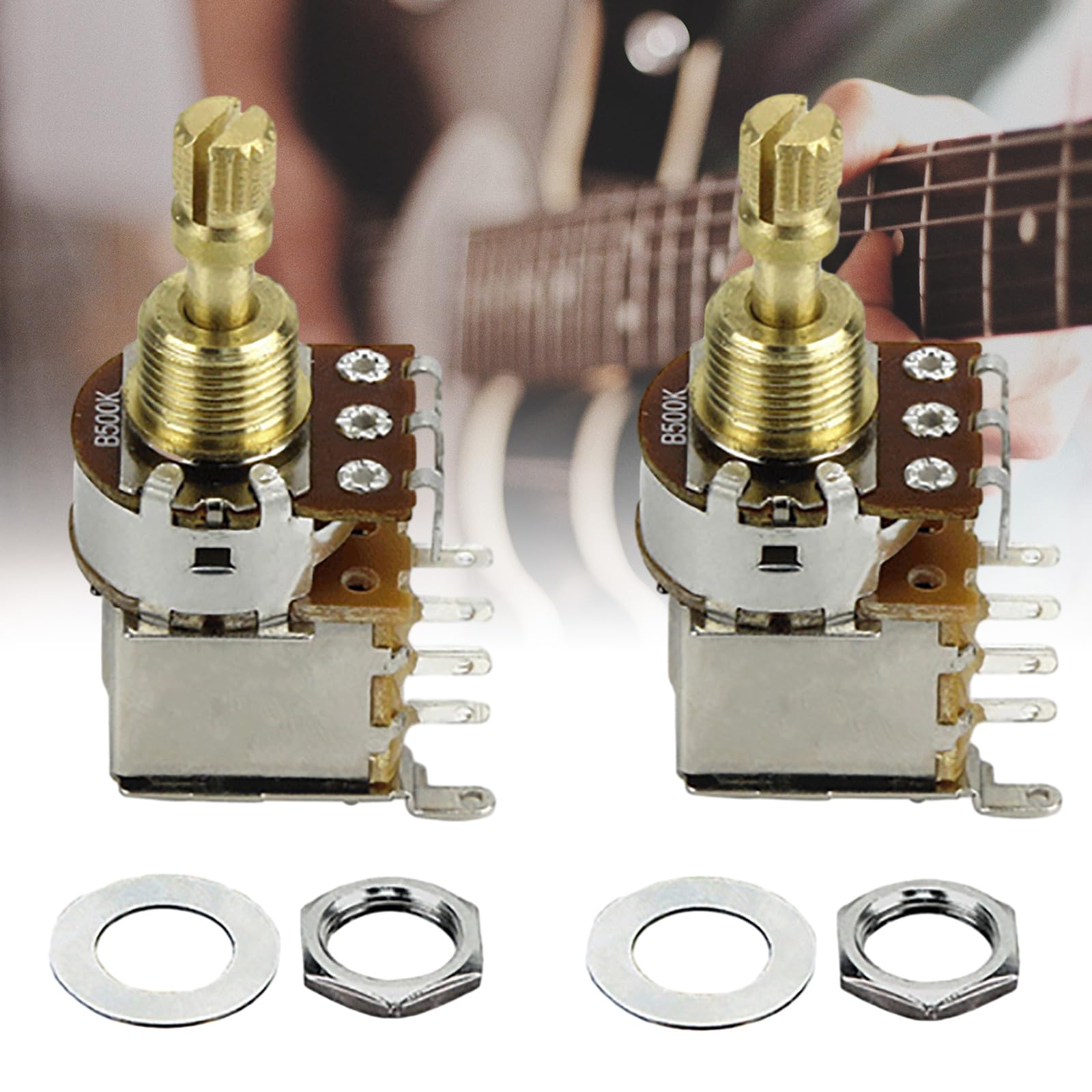 Electric Guitar Pots Guitar Potentiometer Kit - 40pc Volume/Tone ...