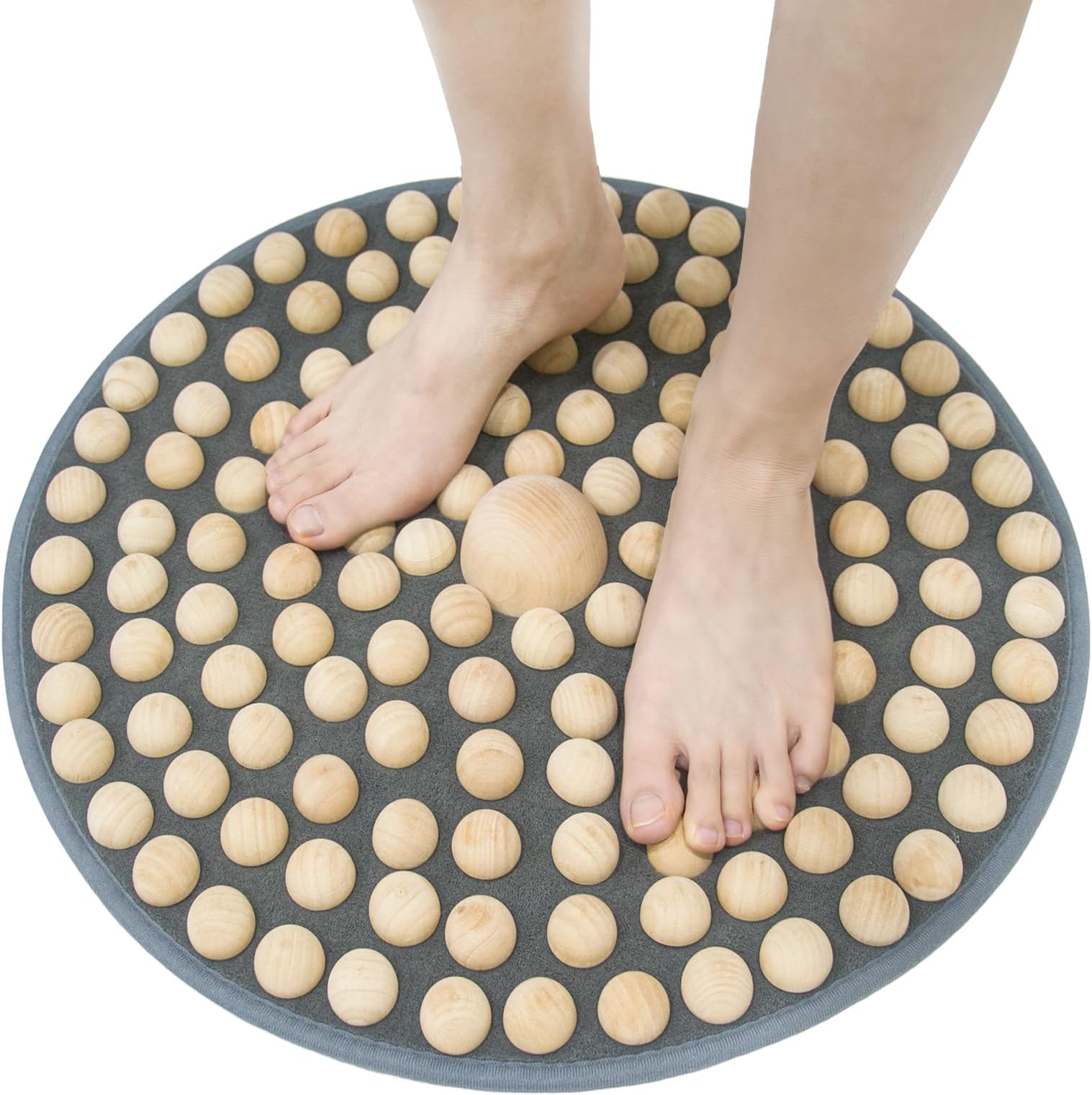 Amazon.com: USEAHITOR Wood Foot Acupressure Mat - Ergonomic Foot ...