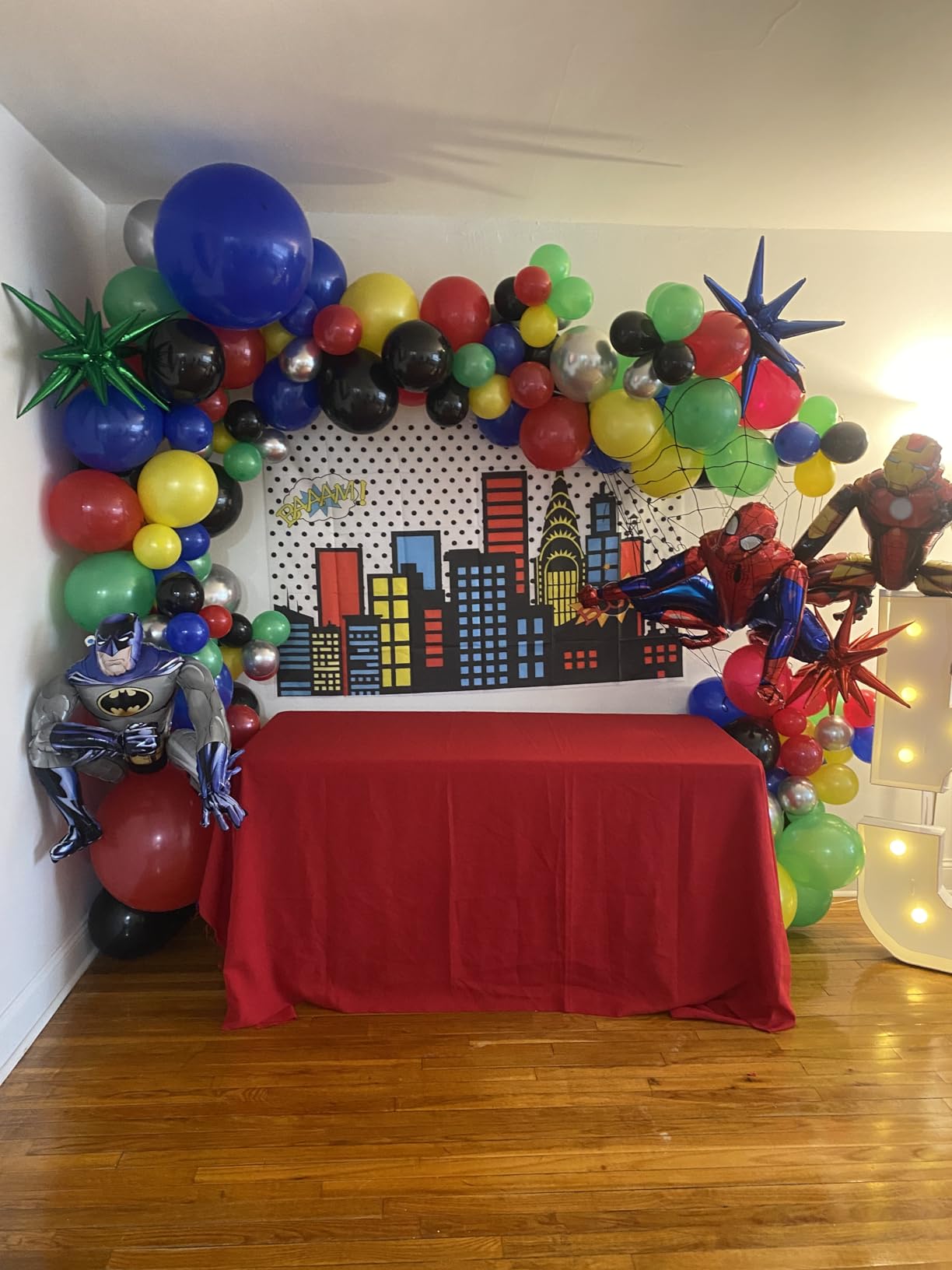 Amazon.com: 3PCS, Superhero Foil Balloon, Medium Size for Kid, Toddler ...