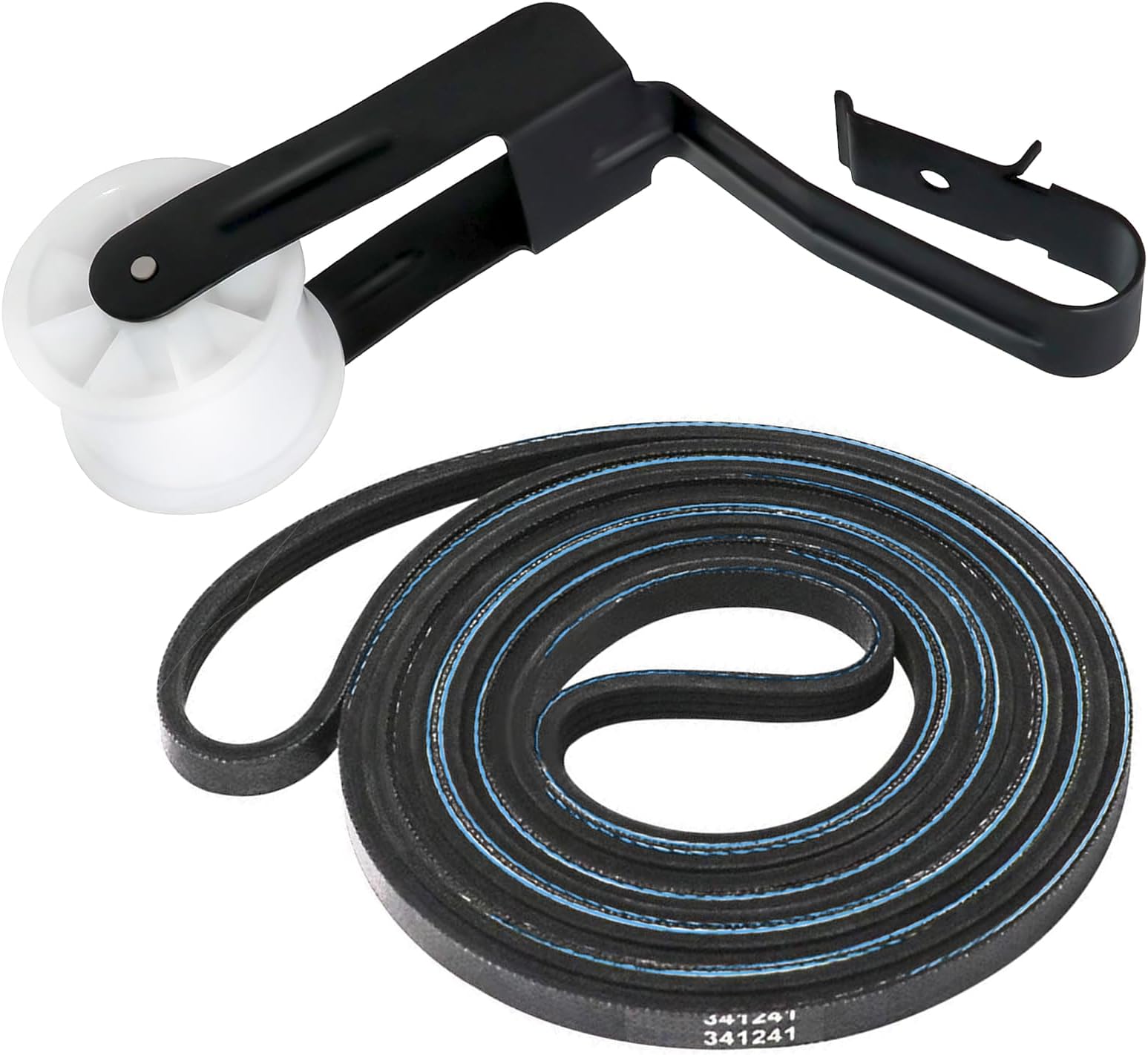 Amazon.com: Whirlpool 341241 Dryer Drum Belt, Black : Appliances