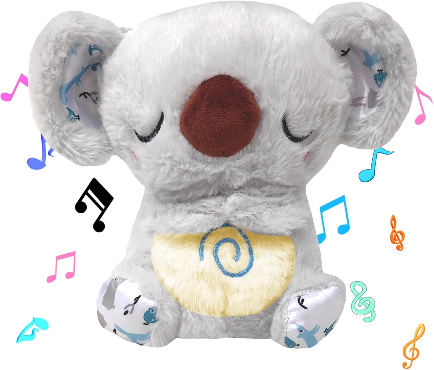 Amazon.com: 2024 Breathing Soothing Koala Bear Plush,12inch/30cm ...