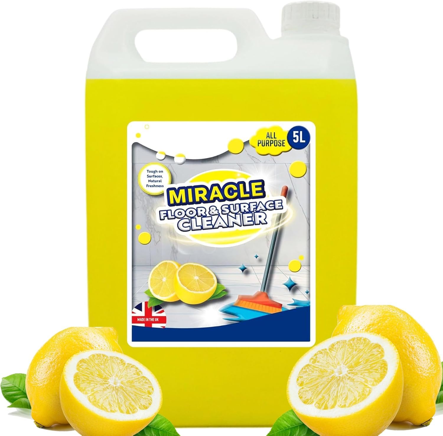 Interior & Exterior All Purpose Lemon Floor Surface Cleaner Concentrate ...