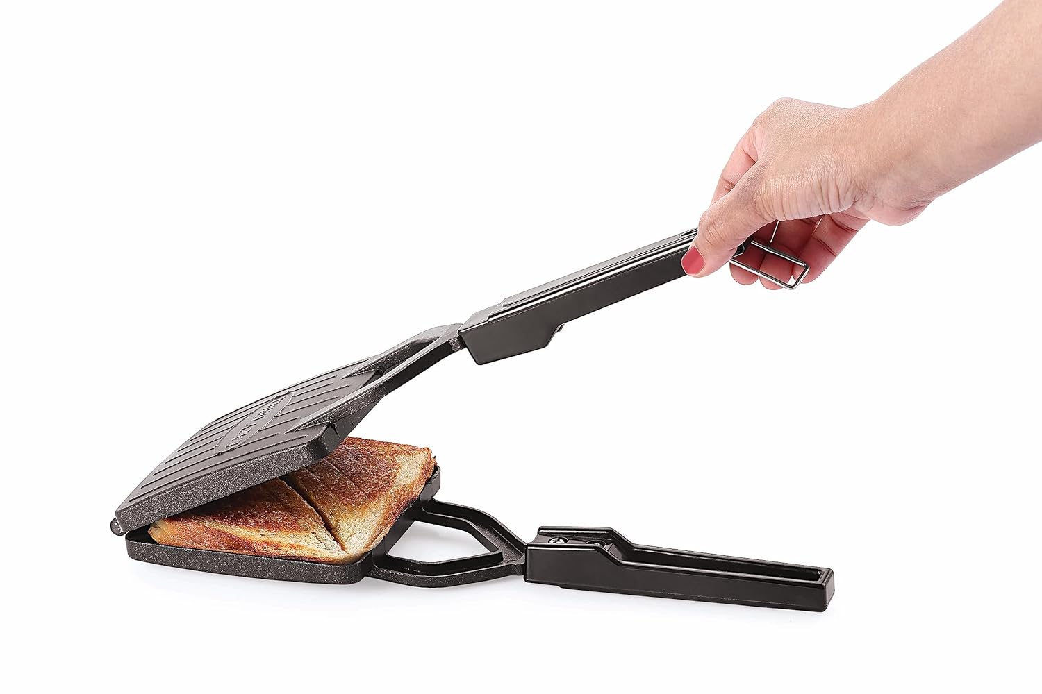 Buy EAZYGRILL Non-Stick Sandwich, Gas Toaster with Bakelite Handles ...