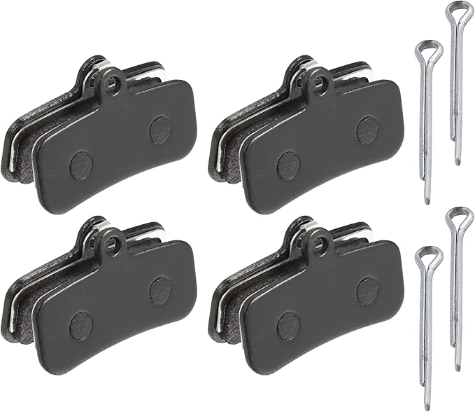 X AUTOHAUX 4 Pair Semi Metal Disc Bike Brake Pad W/Split Pin for ...