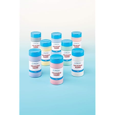 Baker Ross AG211 Mini Bags of Coloured Sand. Coloured Sand in 12 ...