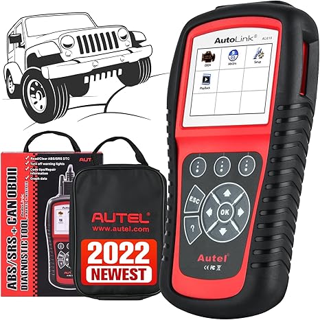 Autel AutoLink AL619 OBD2 Scanner, ABS SRS Diagnostic Scan Tool, Turn ...