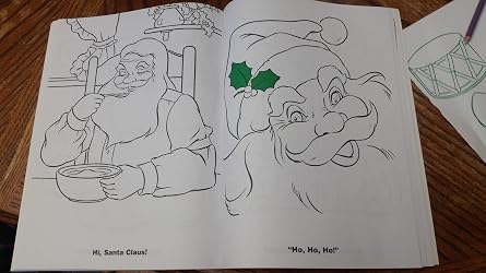 Santa's Big Big Book to Color: Golden Books: 9780375836510: Books ...