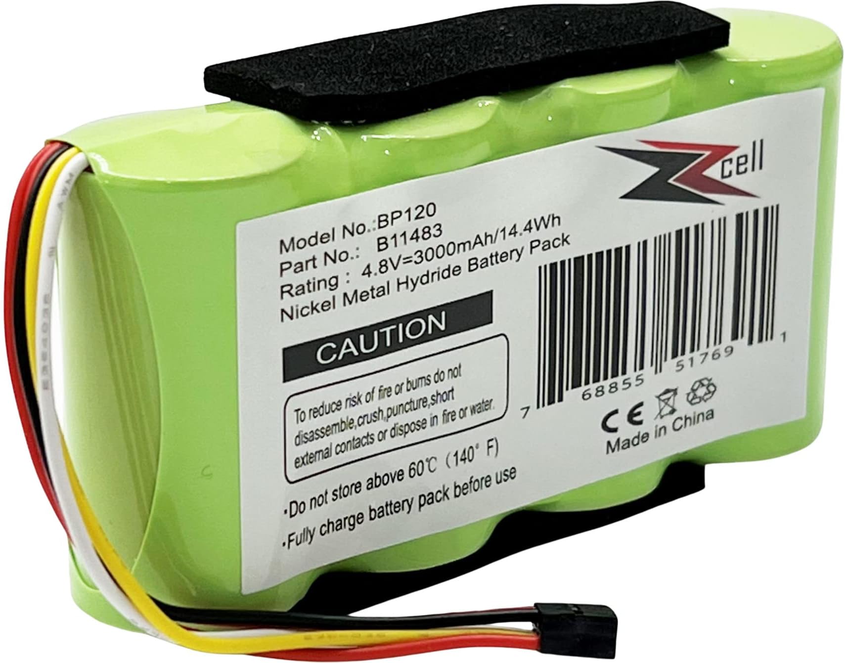 Amazon.com: ZZcell® Battery Replacement for Fluke BP120MH, B11483, 123 ...