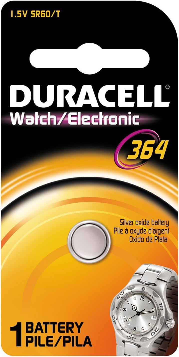 Amazon.com: Energizer Watch Batteries 364 / 363 SR621SW Battery New 5 ...