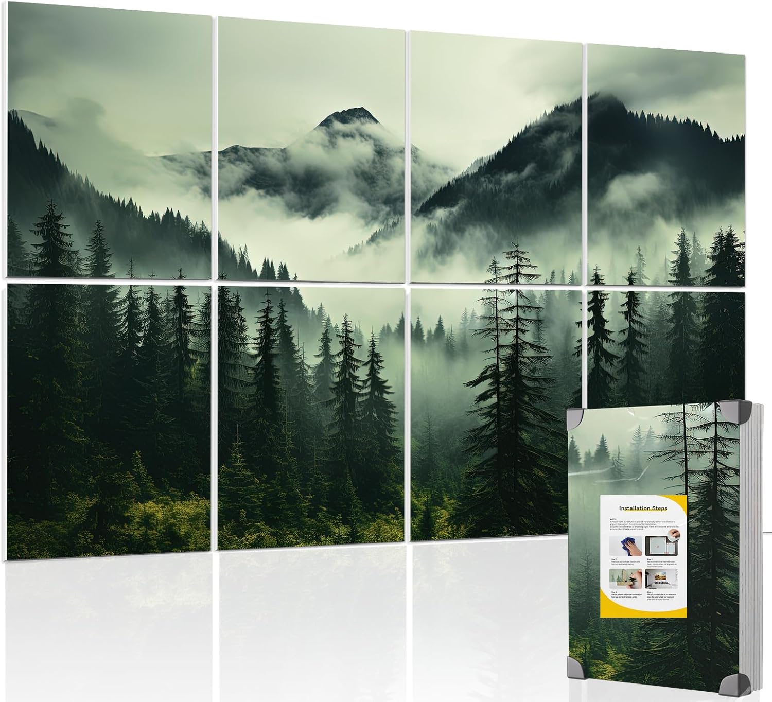 Amazon.com: Art Acoustic Panels - Sound Absorbing Wall Art,48"X32" Self ...