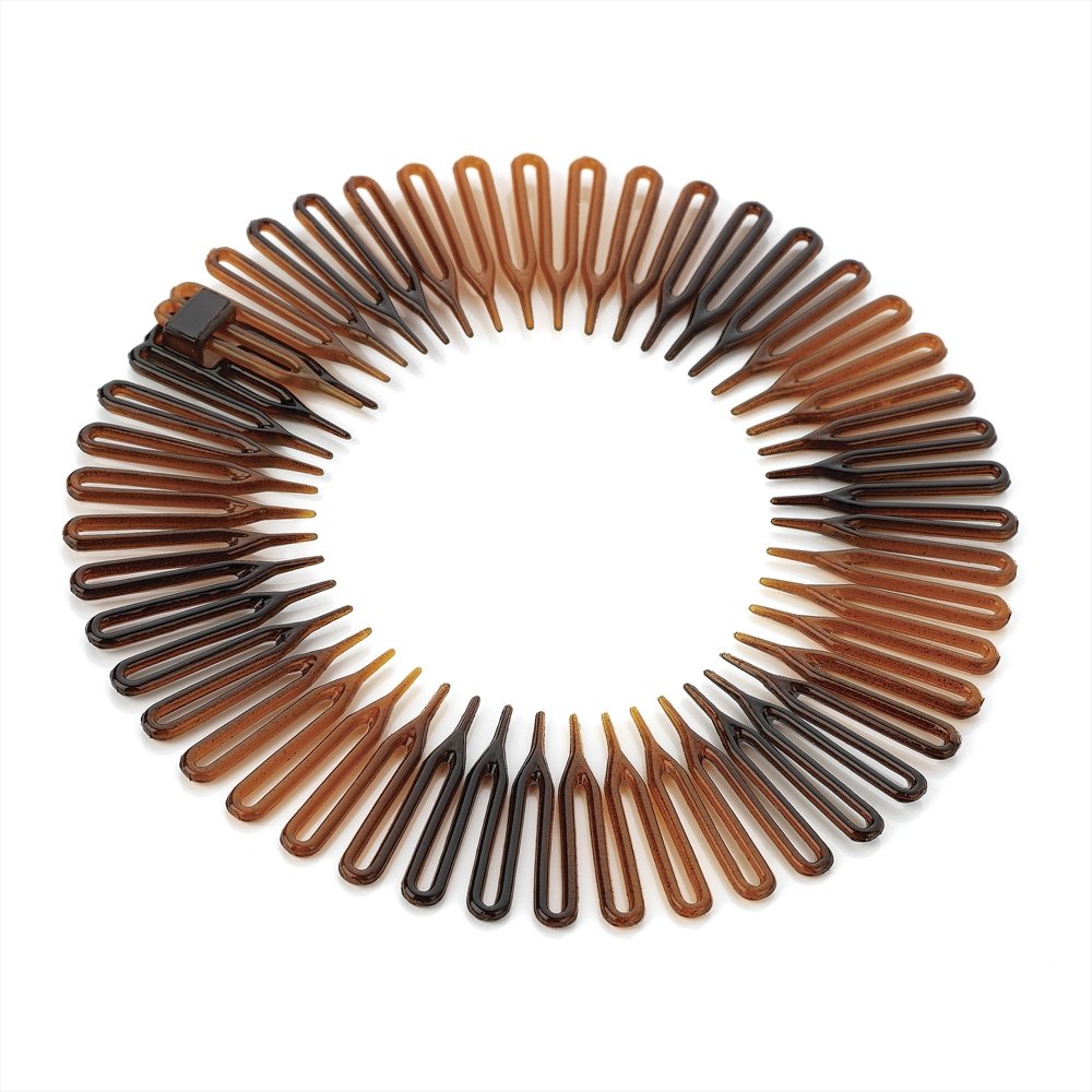 Amazon.com : Pair of Tort Flexi Combs Hair Bands Sports Headbands by ...