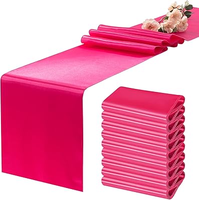 Amazon.com: Tingjoo 8 Pcs Neon Table Runner Neon Disposable Disco Table ...