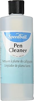 Amazon.com: Speedball Pen Cleaner, 16 oz Bottle - Ink Cleaning Solution ...