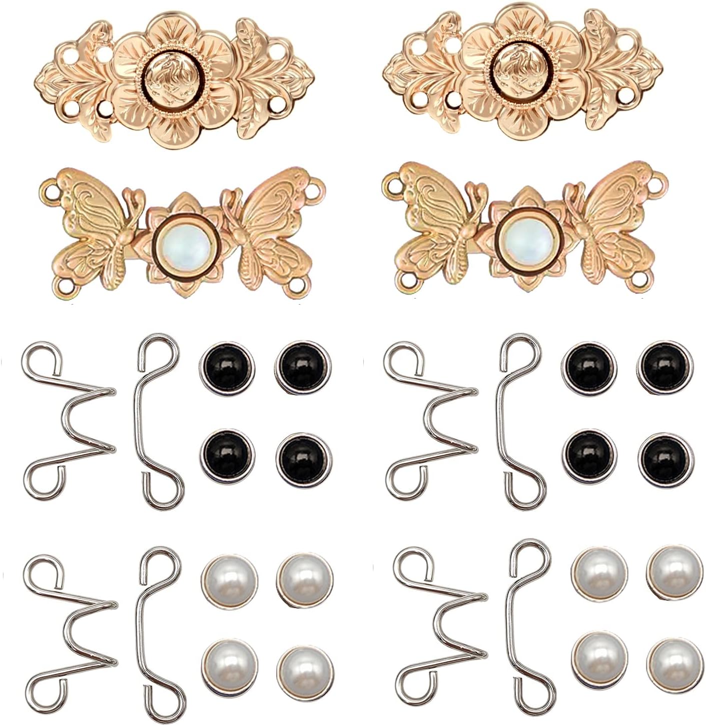 Amazon.com: 8 Sets Pant Waist Tightener Button Pins for Jeans Too Big ...