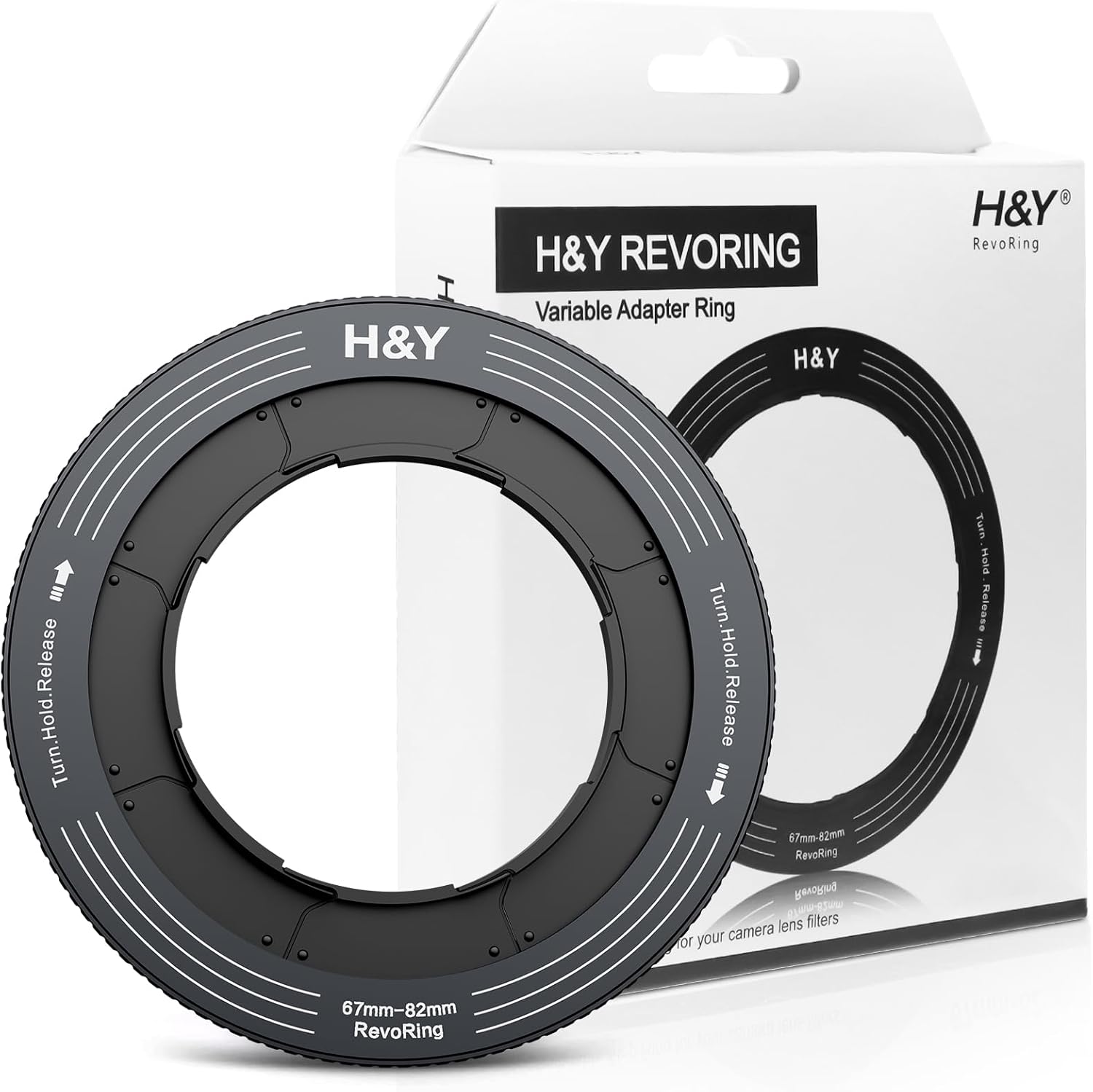 Amazon.com : H&Y Step-Up Rings Adapter Variable Step Up Ring Lens ...