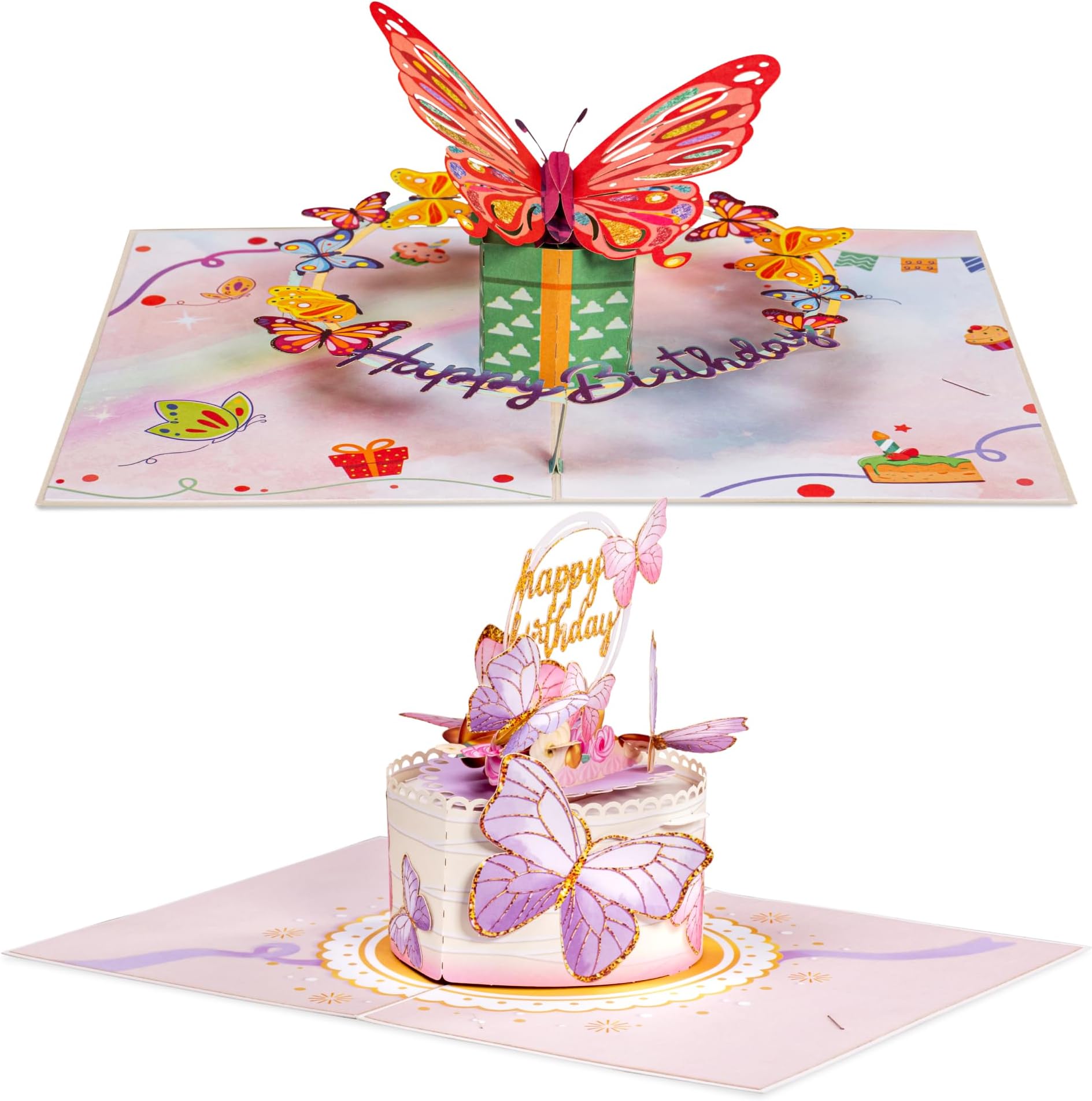 Amazon.com : Paper Love Birthday Pop Up Cards 2 Pack - Includes 1 ...