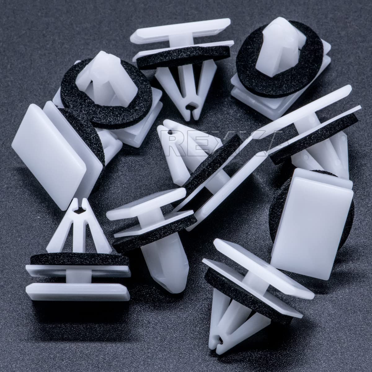 Amazon.com: Rexka 10pcs Rocker Molding Retainer Clip Screw Compatible ...