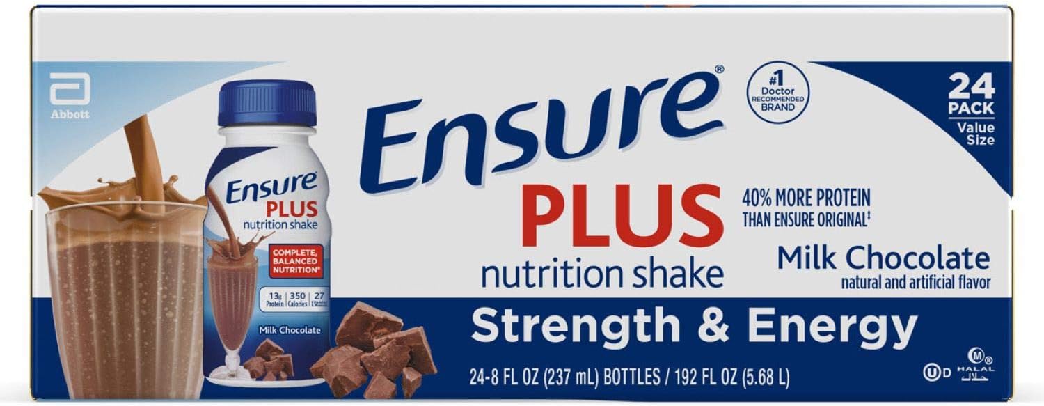 Amazon.com: Ensure Plus Nutrition Shake With 16 Grams of Protein, Meal ...