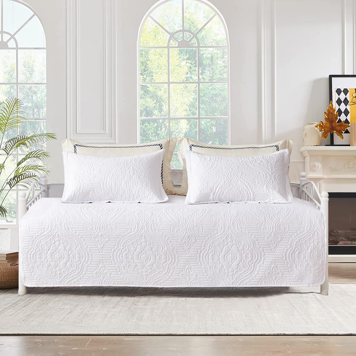 Amazon.com: Jarson 3-Piece Daybed Cover Set,Twin Daybed Bedding Sets ...