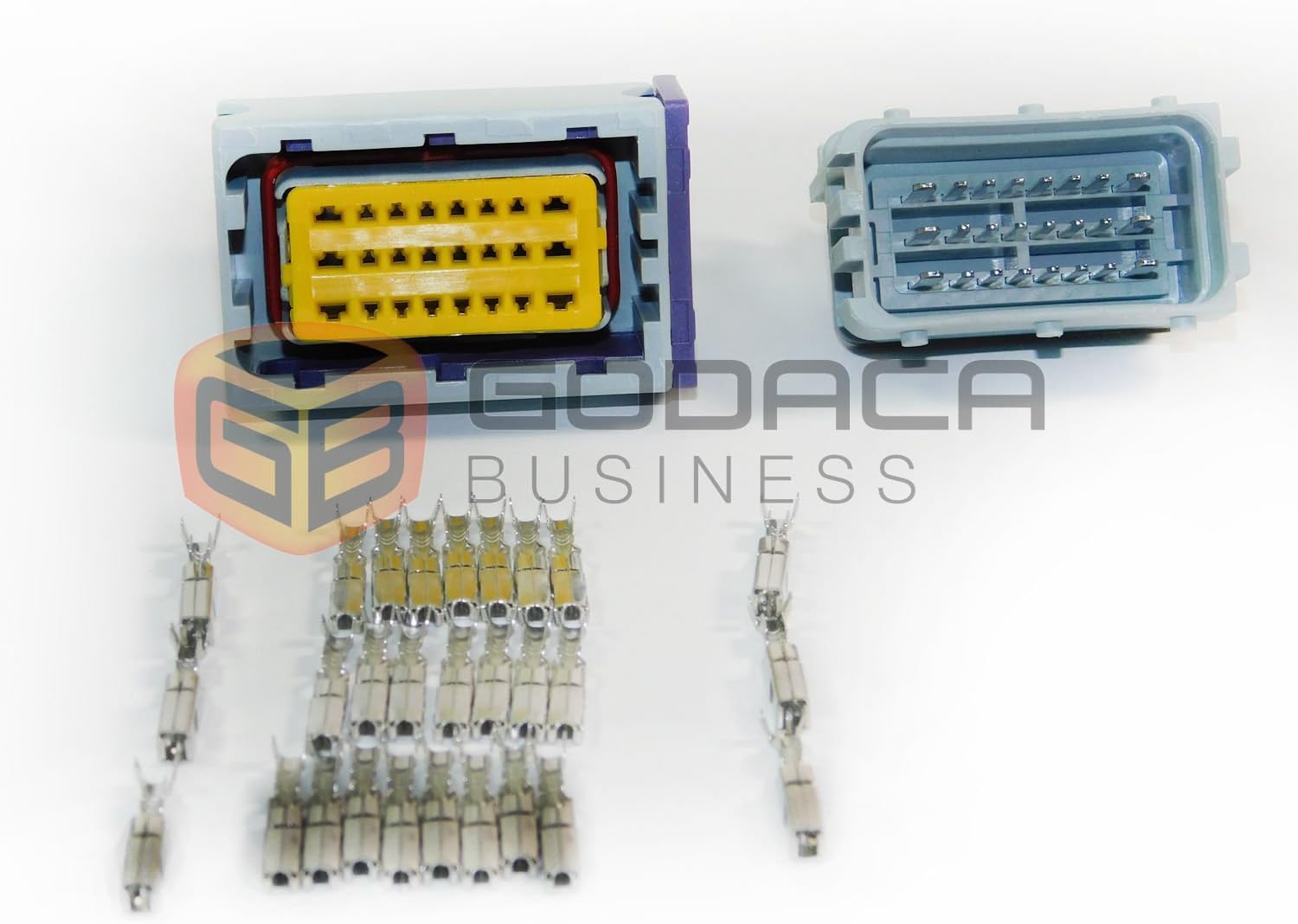 Amazon.com: 1x 24-pin ECU Repair Connector Male & Female Plug Pigtail ...