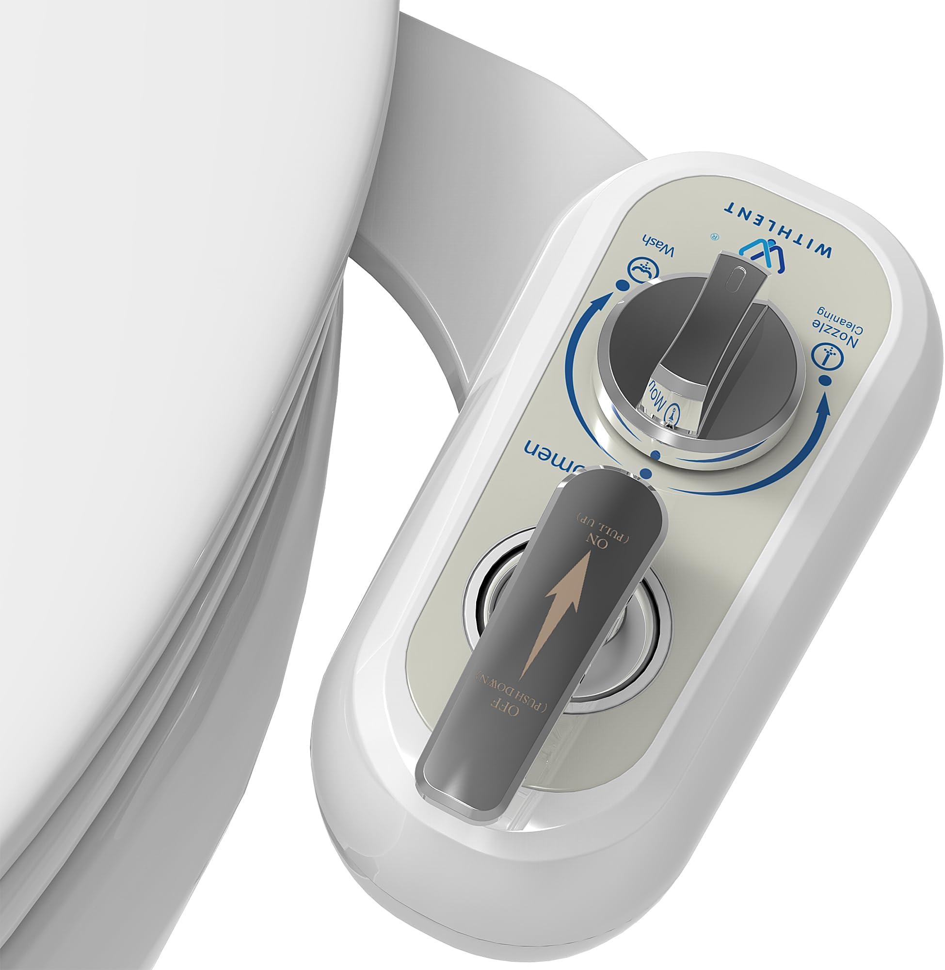Left Handed Bidet Attachment for Toilet - Self-Cleaning control panel ...