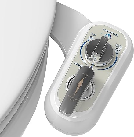 Left Handed Bidet Attachment for Toilet - Self-Cleaning control panel ...