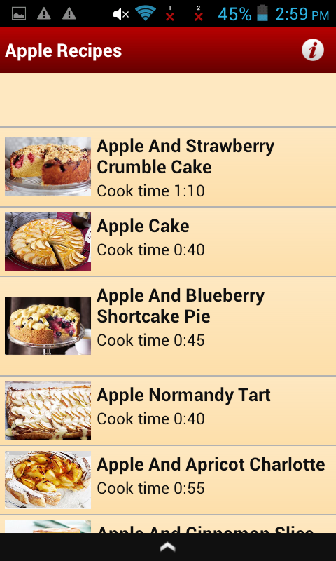 Recipes By Ingredients - Apple - App on Amazon Appstore