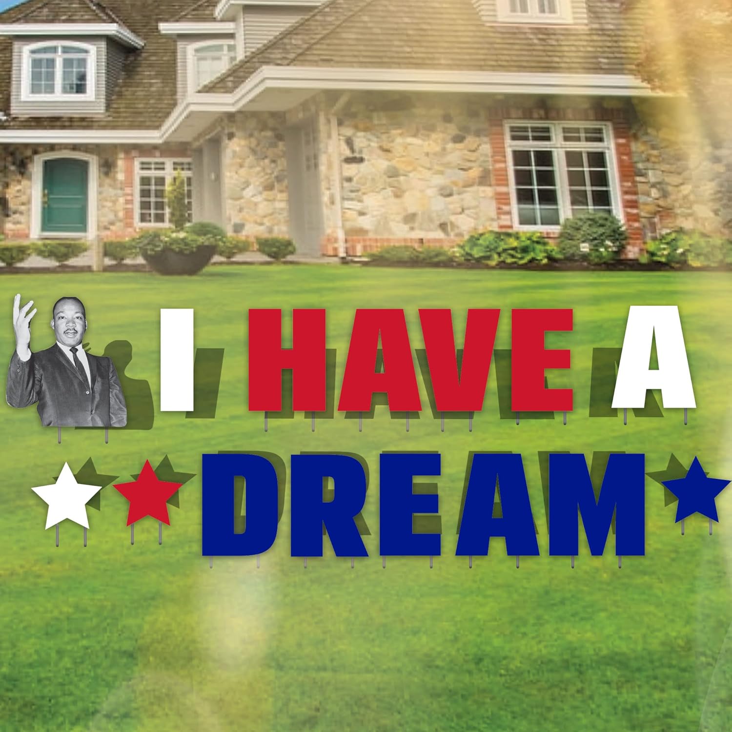 Amazon.com : I Have A Dream Yard Decoration -Martin Luther King Jr Lawn ...
