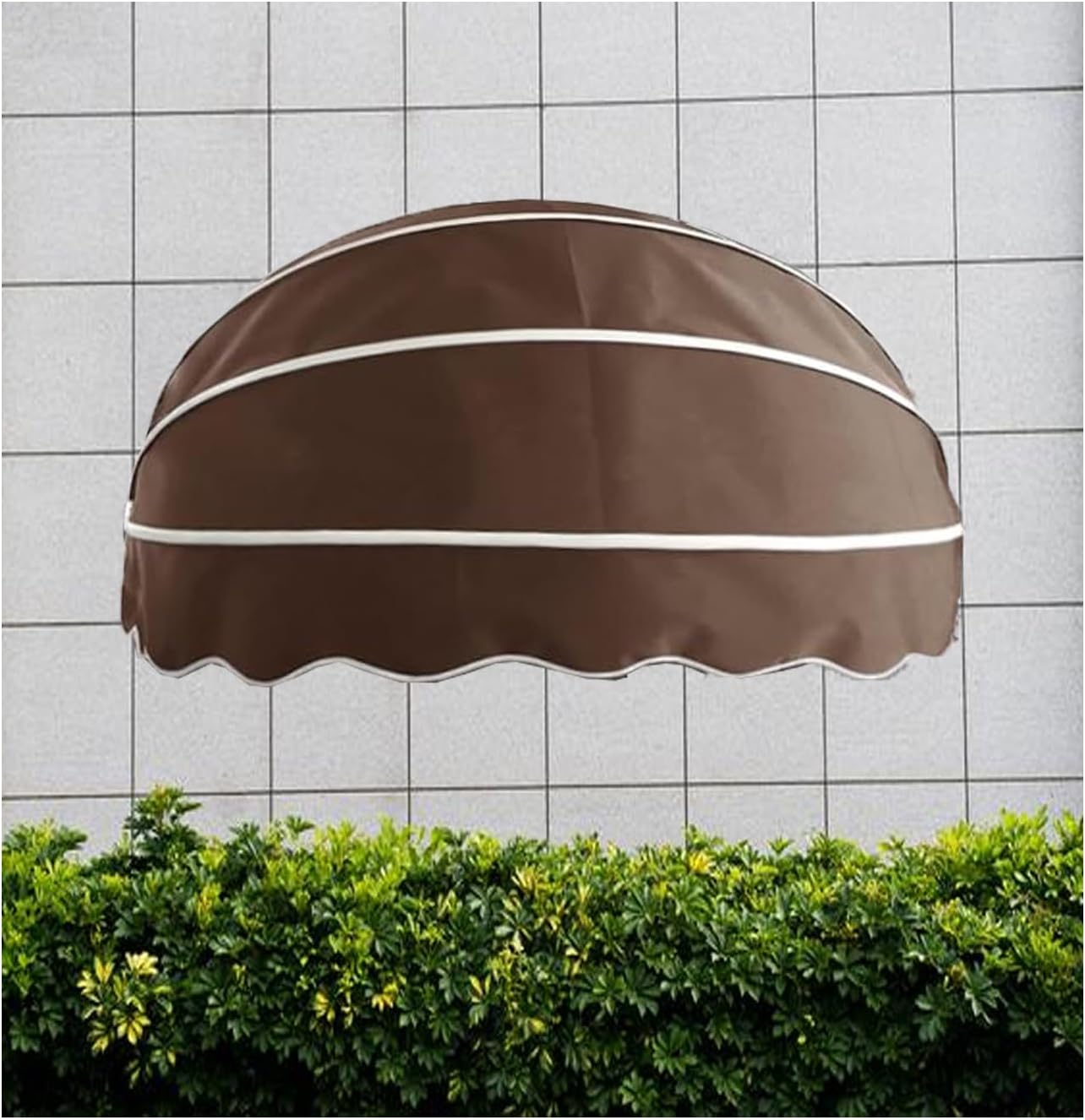 Outdoor Foldable Canvas Dome Window Canopy Awning Collapsible ...