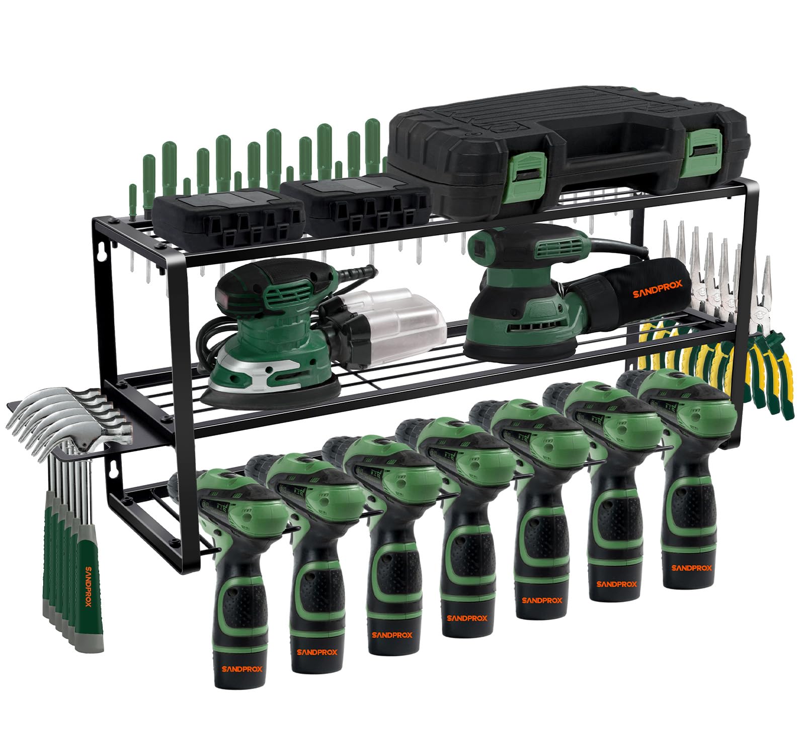 Amazon.com: SANDPROX Power Tool Organizer,Power Drill Tool Holder,Heavy ...