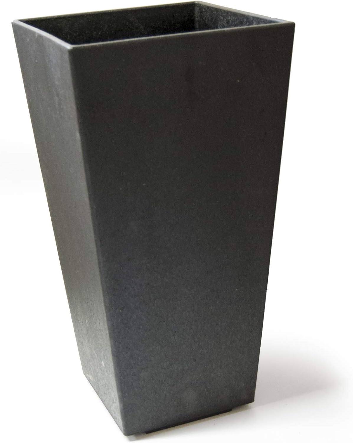 ECO GARDEN 50cm Sonata Recycled Rubber Plant Pot Slate : Amazon.co.uk ...