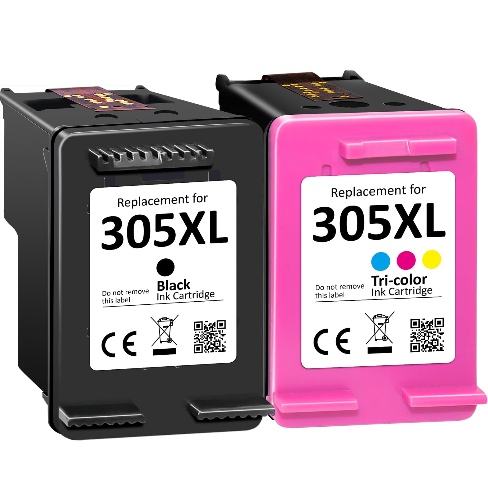 INKYEAH 305XL Ink Cartridges Black and Colour, Replacement for 305 Ink ...