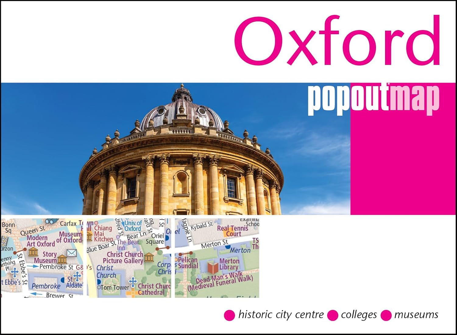 Oxford PopOut Map: pocket-size, pop up, city map of Oxford city centre ...