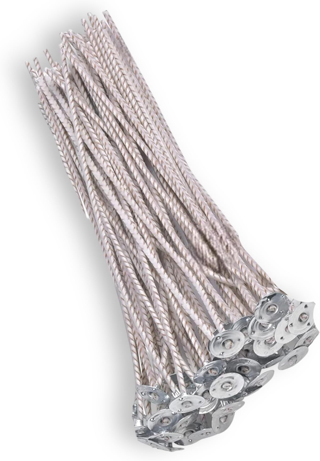 Amazon.com: 1000 Pieces Cotton Candle Wick 6" Pre Waxed Candle Wicks ...