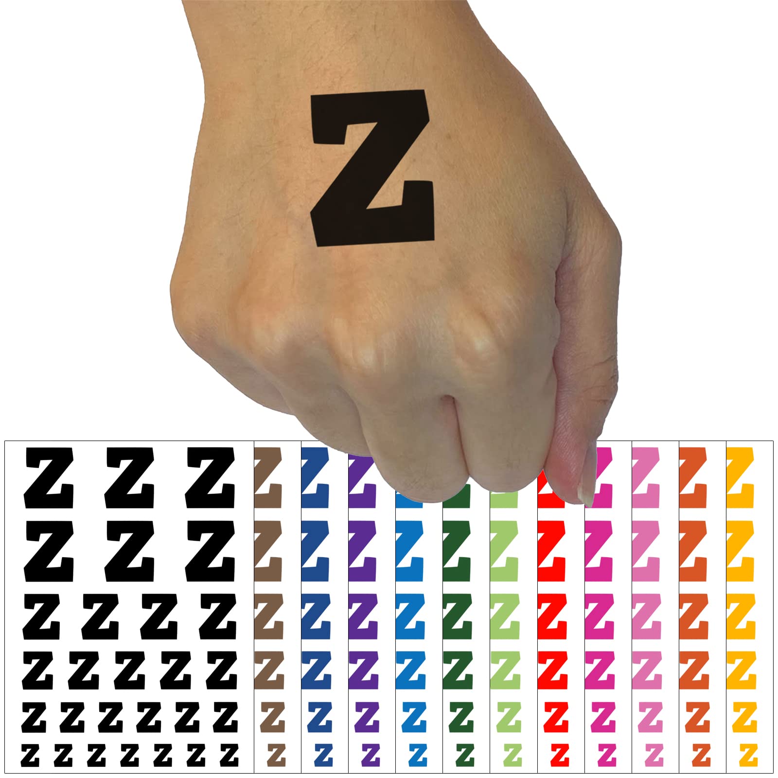 Alphabet Z Tattoo