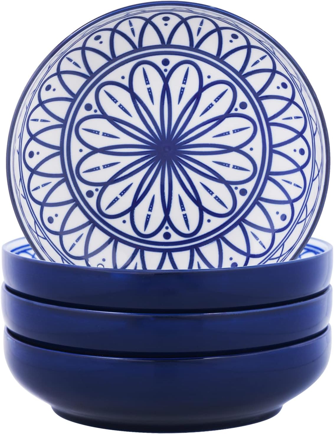 Amazon.com: Dansk Christianshavn Blue Bistro Individual Pasta Bowl [Set ...