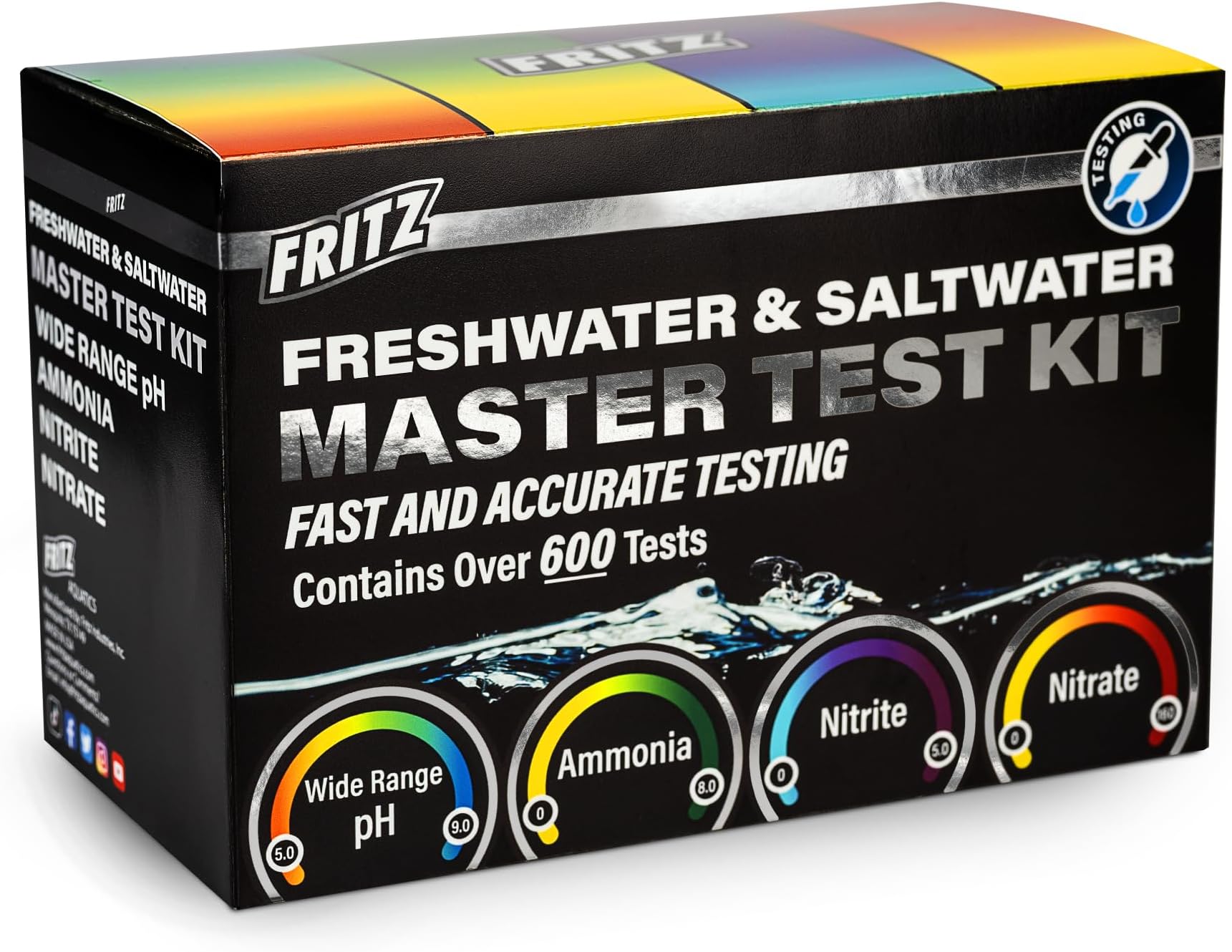 Amazon.com: API FRESHWATER MASTER TEST KIT 800-Test Freshwater Aquarium ...