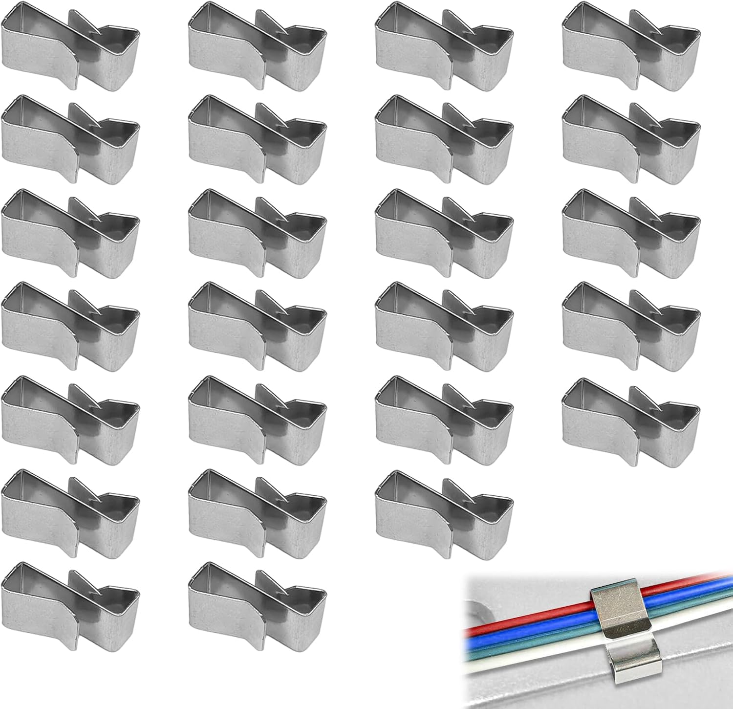 Amazon.com: 25PCS Trailer Frame Wire Clips, Metal Trailer Wire Clips ...